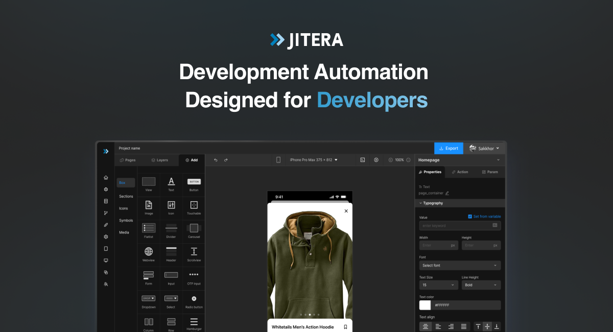 Jitera - Development Automation Designed for Developers